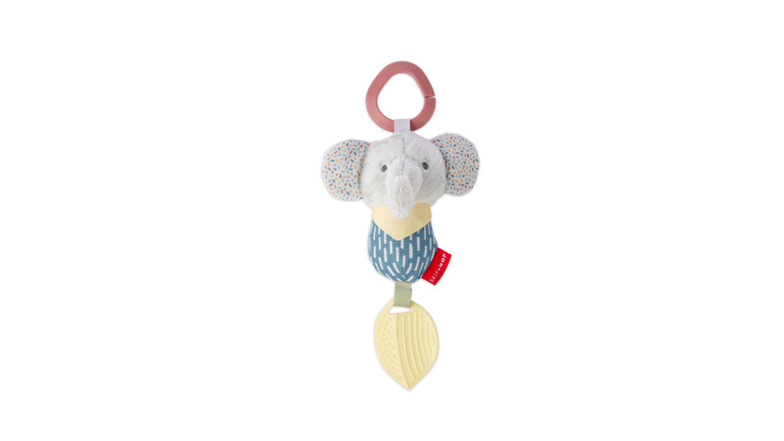 Skip Hop Bandana Buddies Chime and Teether Toy - Elephant | Harvey Norman