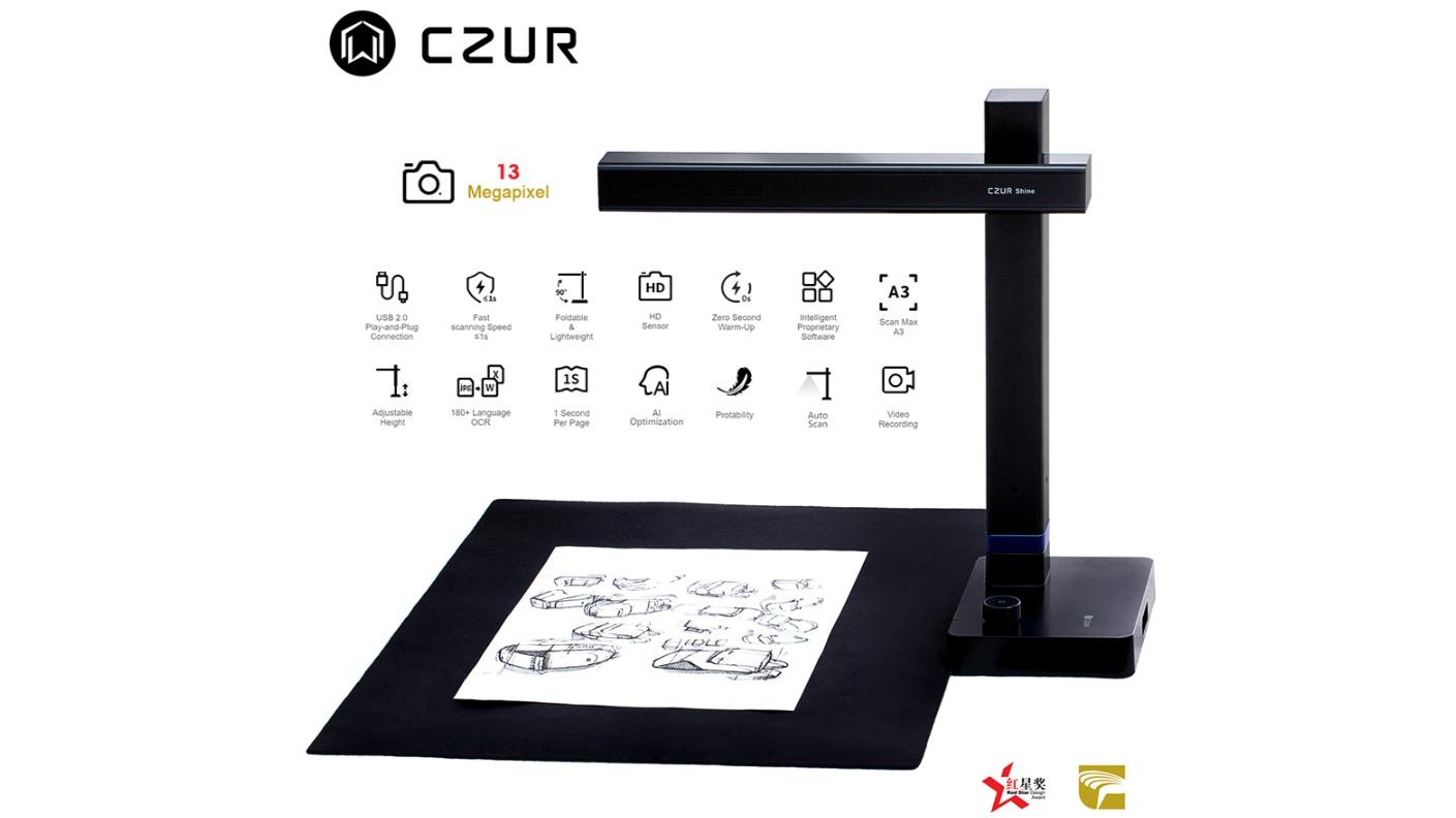 CZUR Portable Shine Ultra Pro Document Scanner | Harvey Norman