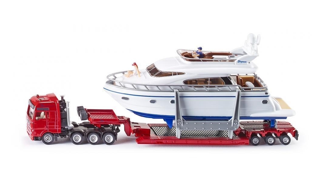 Siku MAN Transporter with Yacht - 1:87 Scale | Harvey Norman