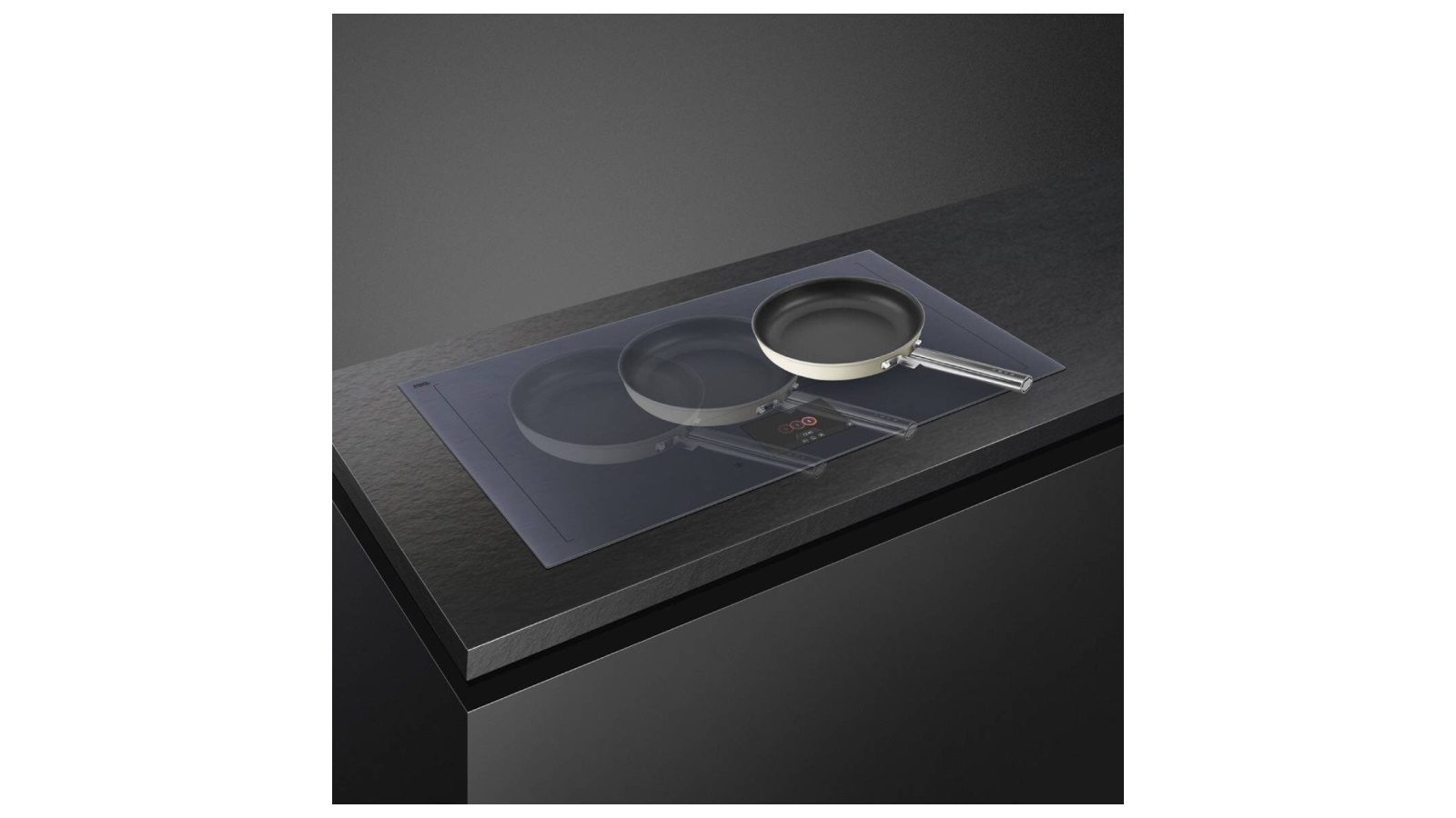 Smeg Linea 930mm AreaZone Induction Cooktop - Neptune Grey | Harvey Norman