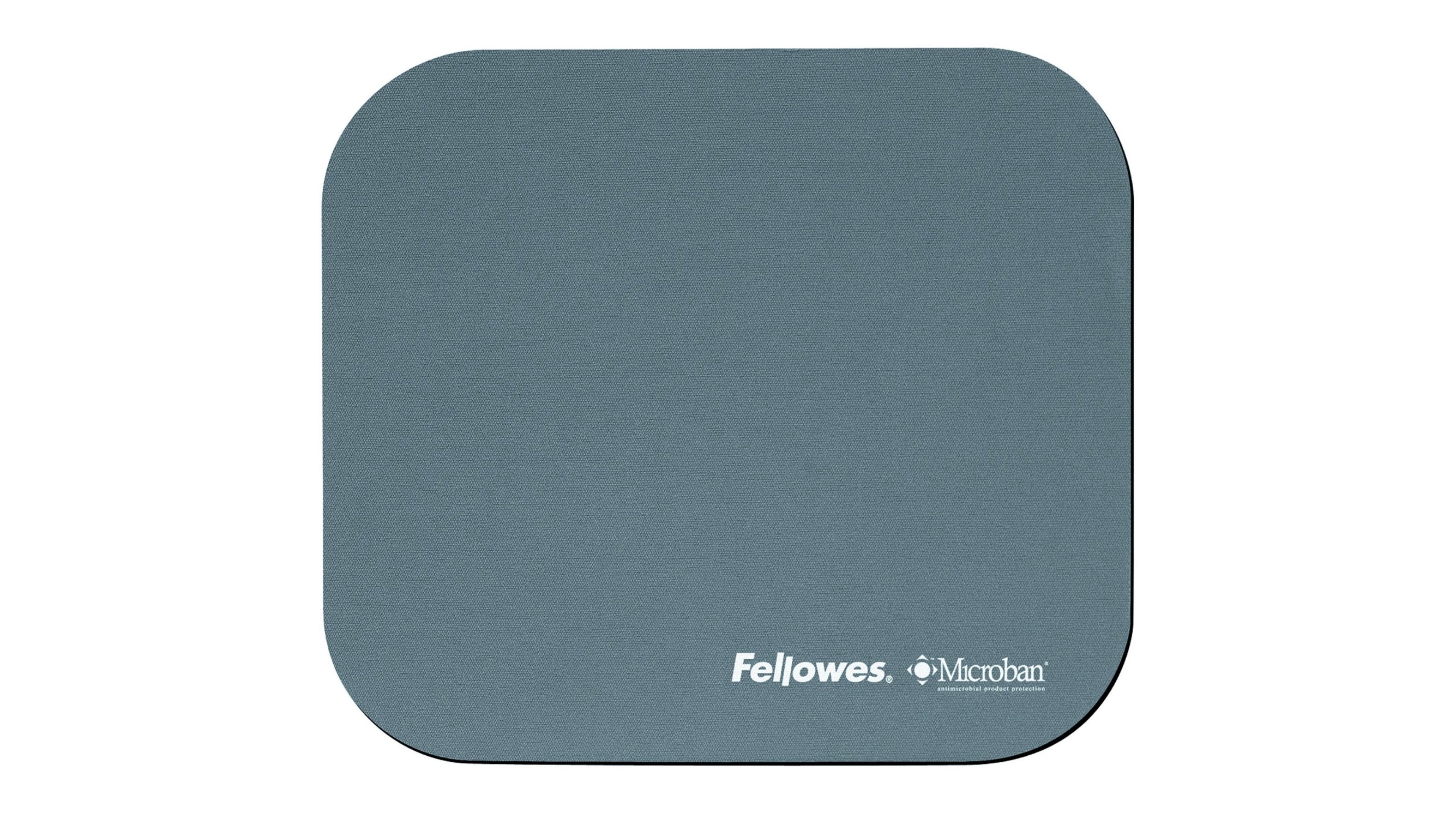 Fellowes Mouse Pad With Microban Product Protection - Silver | Harvey ...