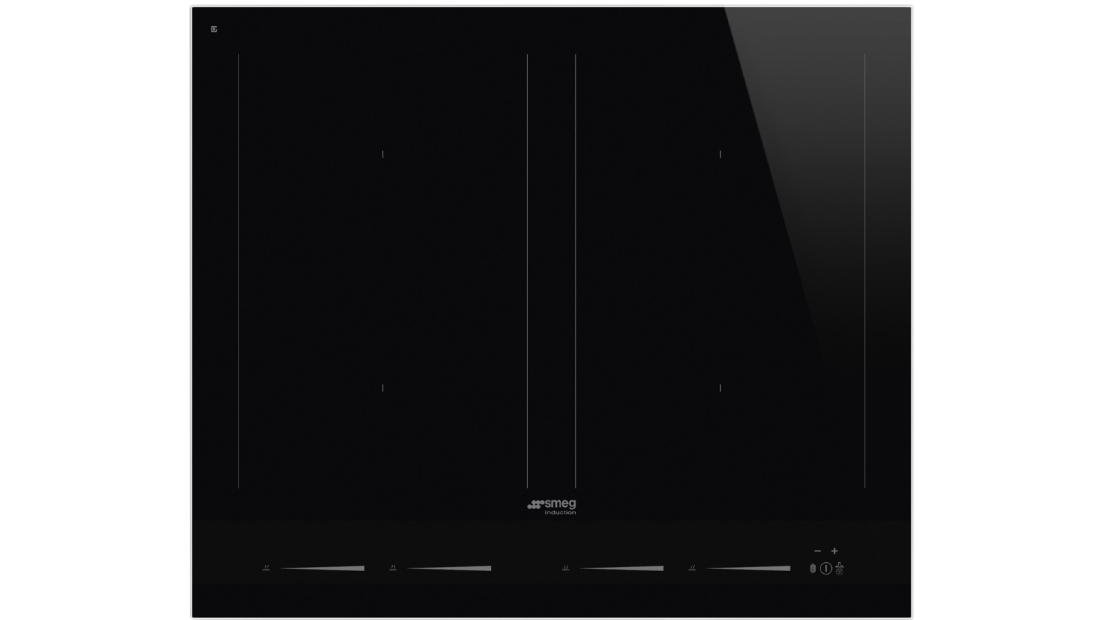 Smeg 600mm Linea Induction Cooktop with Auto Vent 2.0 | Harvey Norman