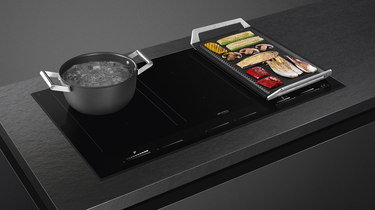 Smeg 900mm Linea MultiZone Induction Cooktop | Harvey Norman