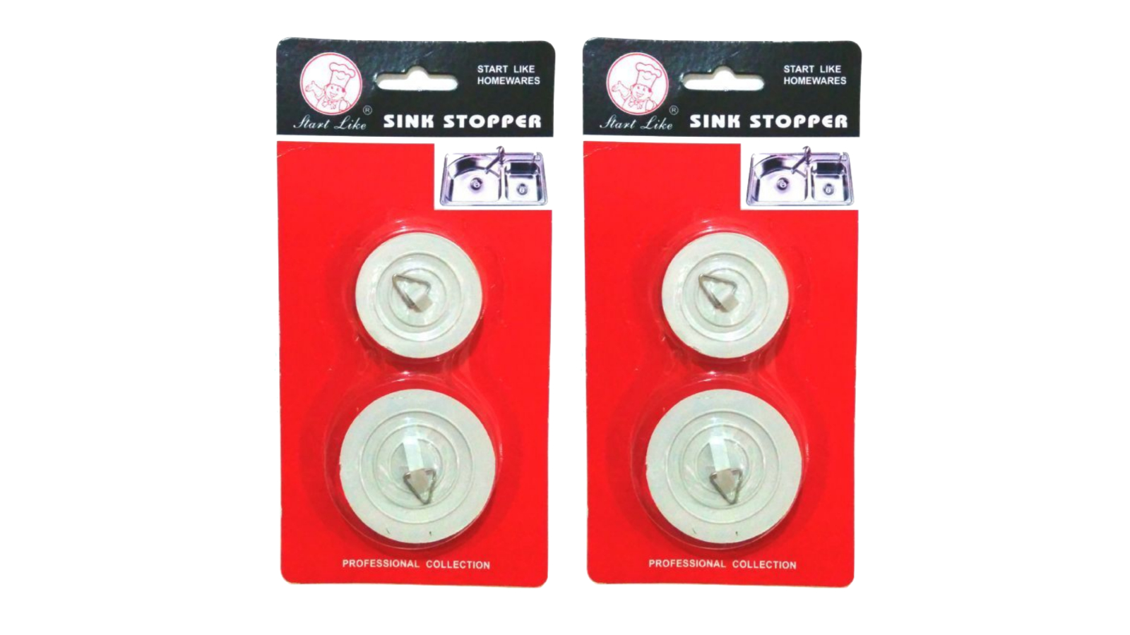 BR 4 Piece Bath and Sink Plug Stopper | Harvey Norman