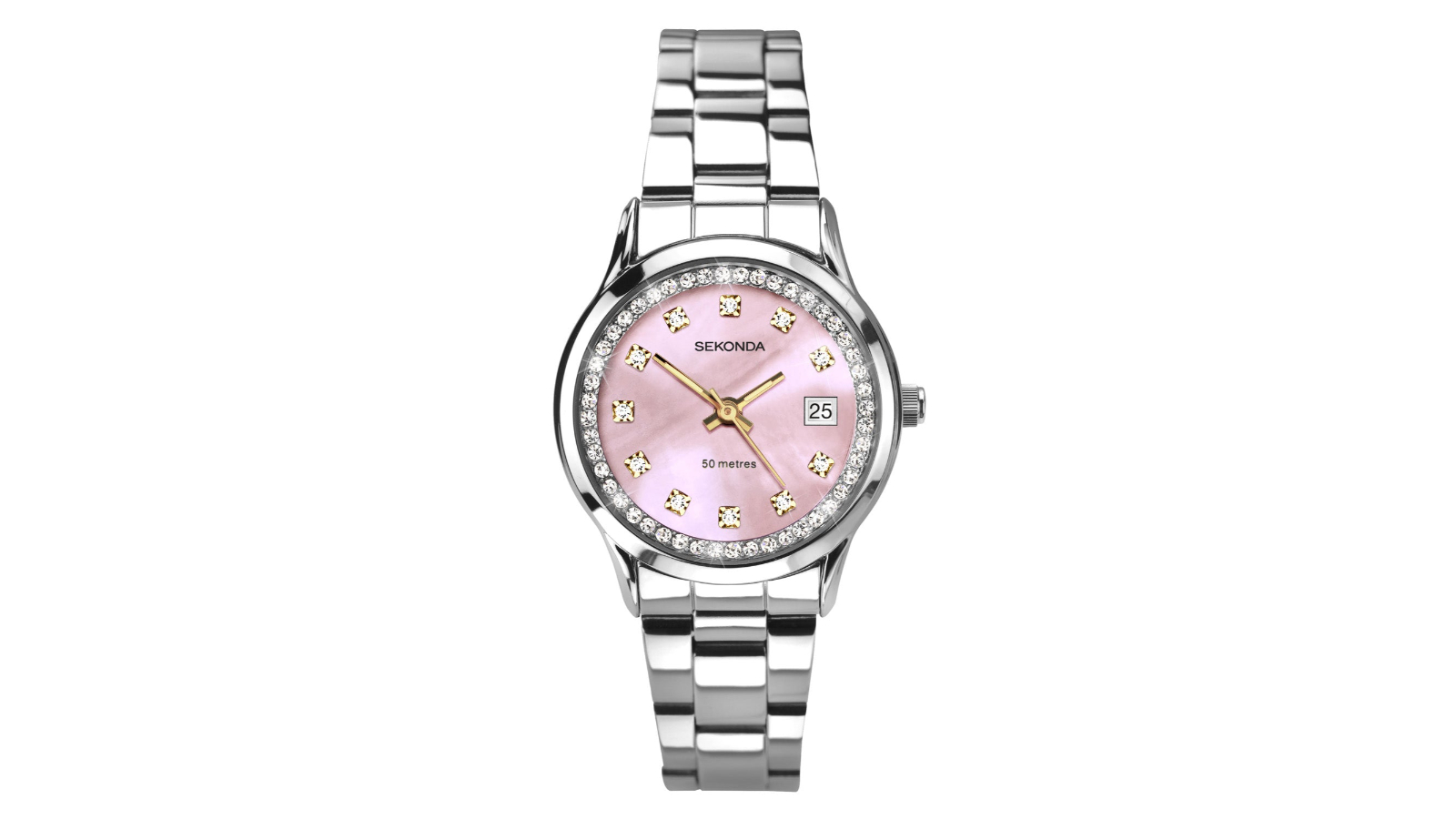 Sekonda Catherine Silver Case and Stainless Steel Bracelet Womens Watch ...