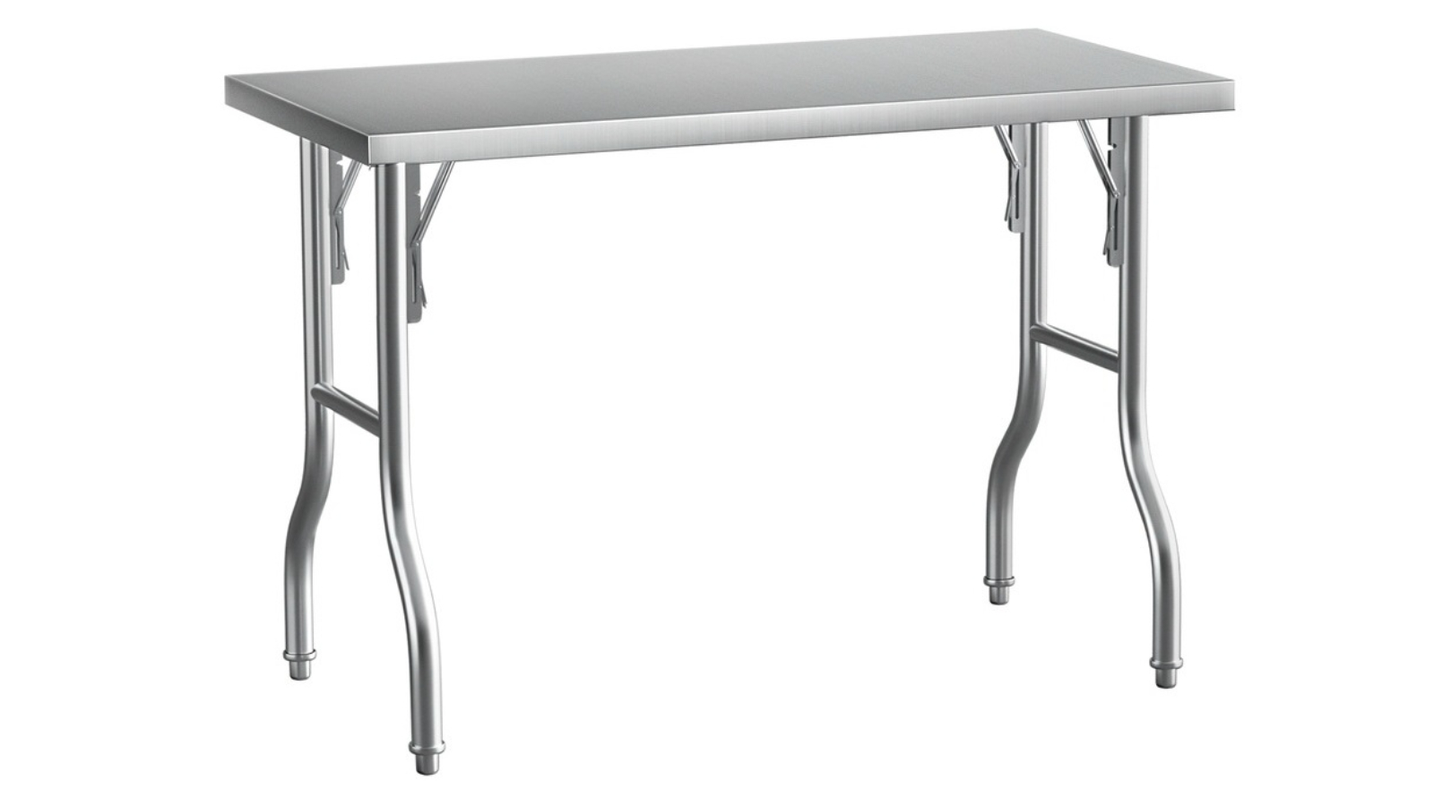 Cefito Foldable Stainless Steel Kitchen Bench - 122 x 61cm | Harvey Norman