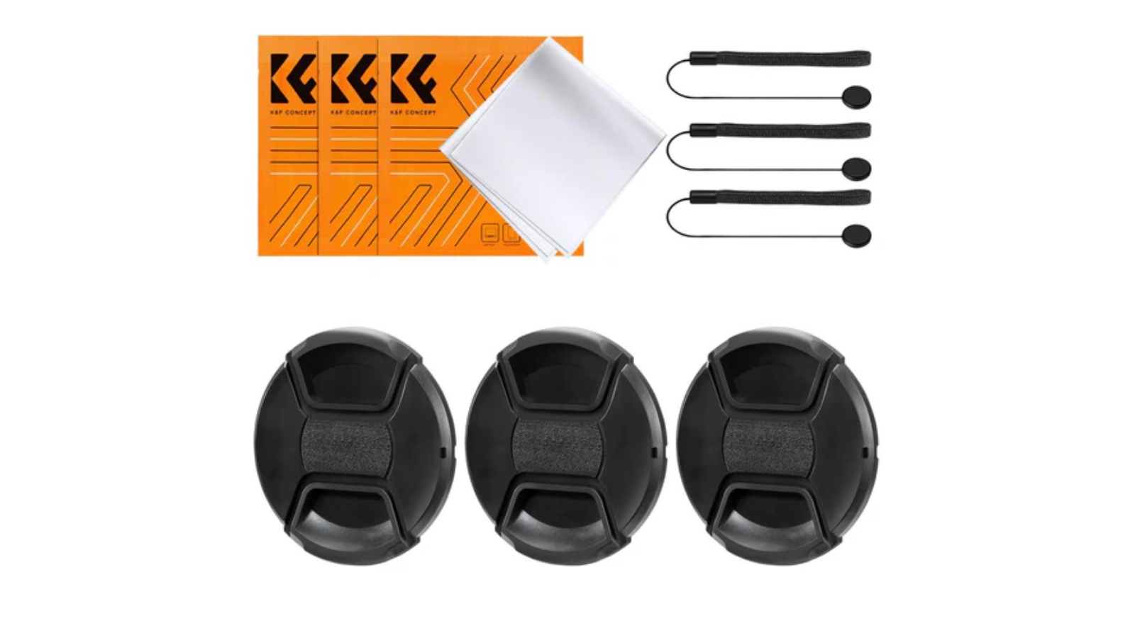 K and F Concept 9-in-1 Center Pinch Lens Cap Kit - 8.2cm | Harvey Norman