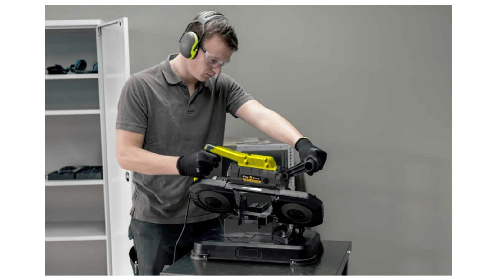 Kingtech Portable Metal Cut Off Bench Stand Band Saw | Harvey Norman