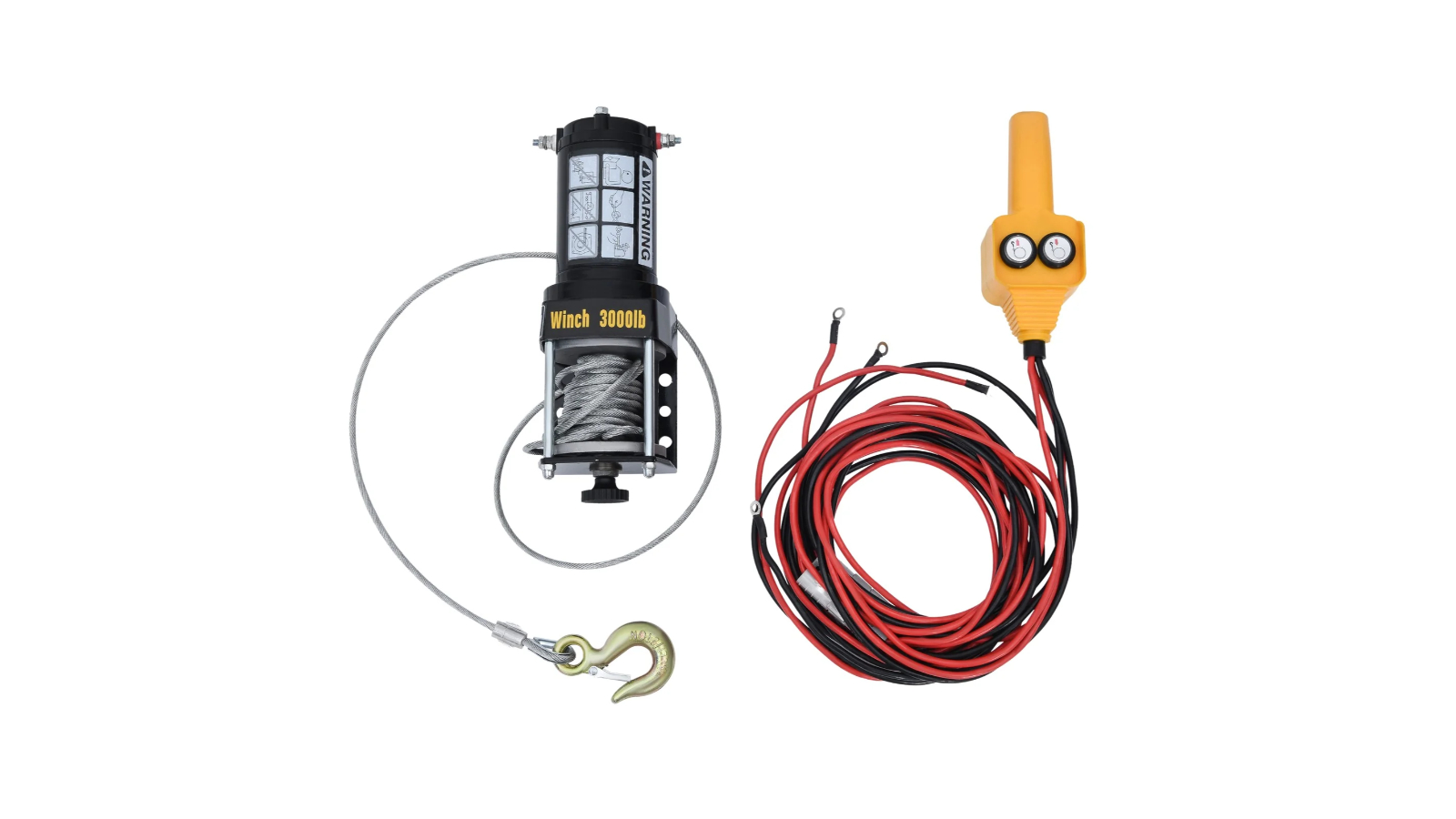 Fiernero 12V Electric Crane Hoist Winch | Harvey Norman