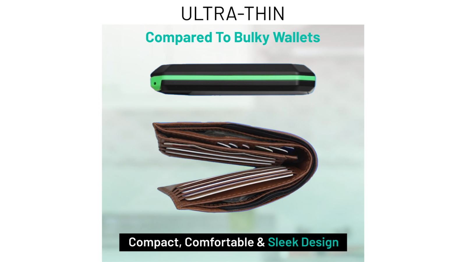 As Seen on TV Slim Mint Ultra-Thin RFID Blocking Wallet - Pack of 2 ...