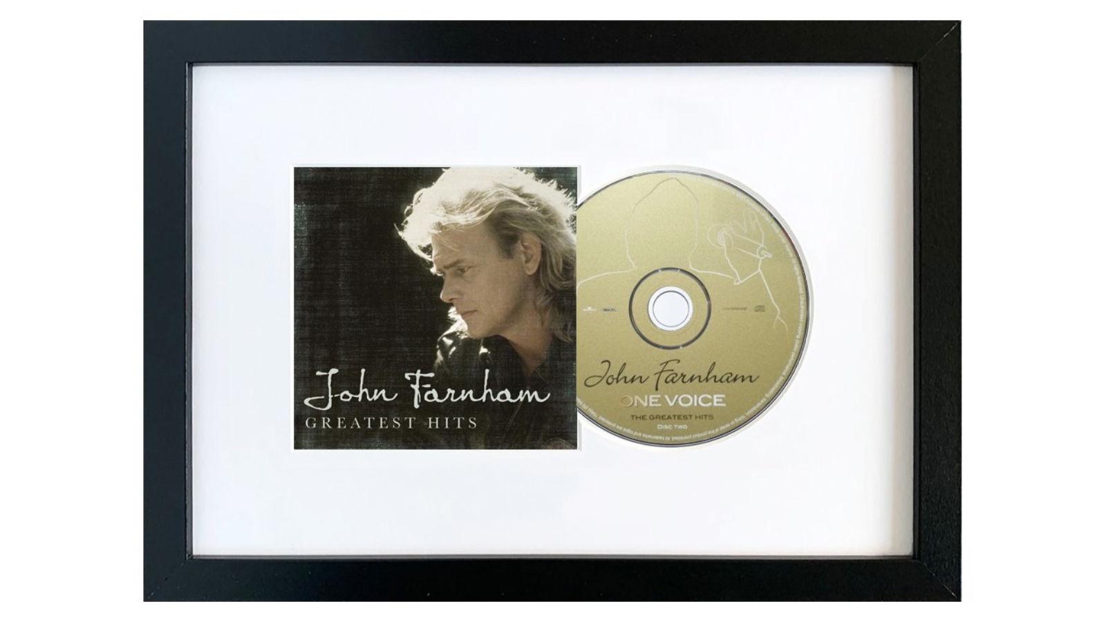 CD Art Acrylic and Wood John Farnham Greatest Hits Album Art | Harvey ...