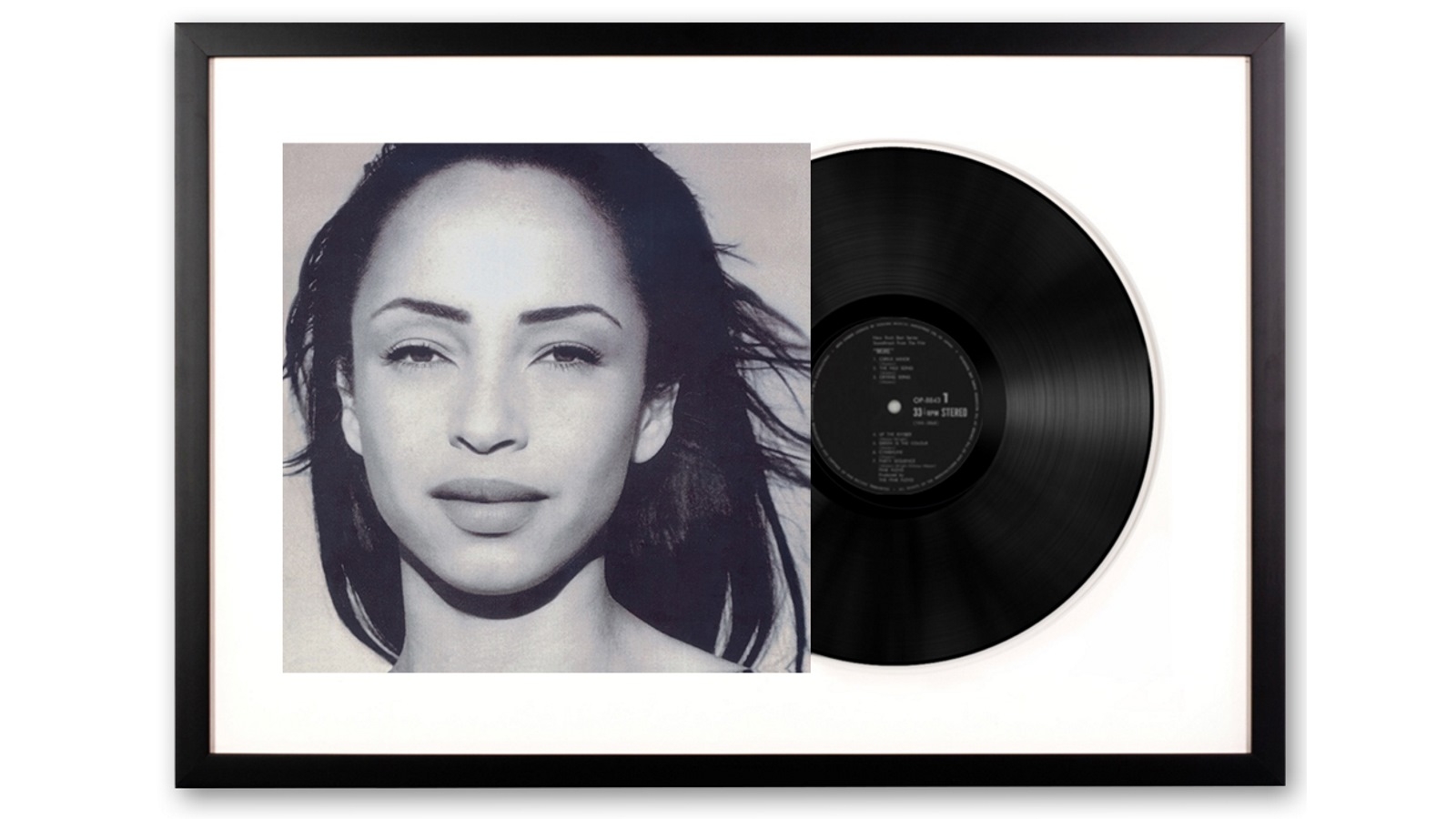 Vinyl Art Framed Sade The Best Of Sade Vinyl Album Art | Harvey Norman