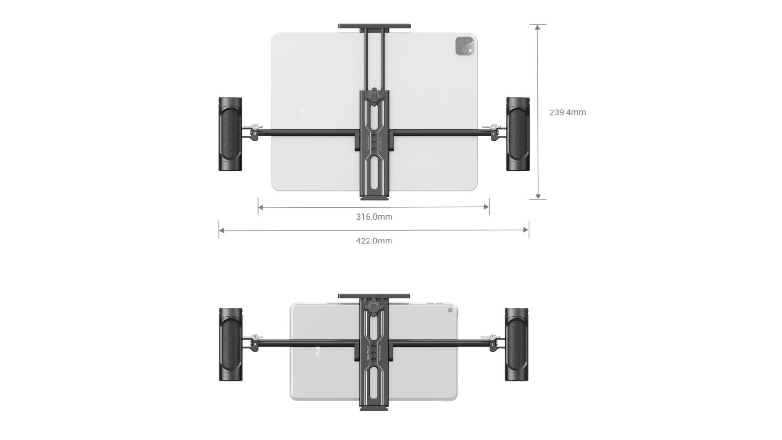SmallRig iPad Tablet Mount with Dual Handgrip | Harvey Norman