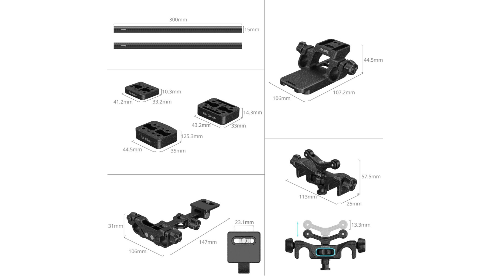 SmallRig Touch and Go Plate Wildlife Photography Kit | Harvey Norman