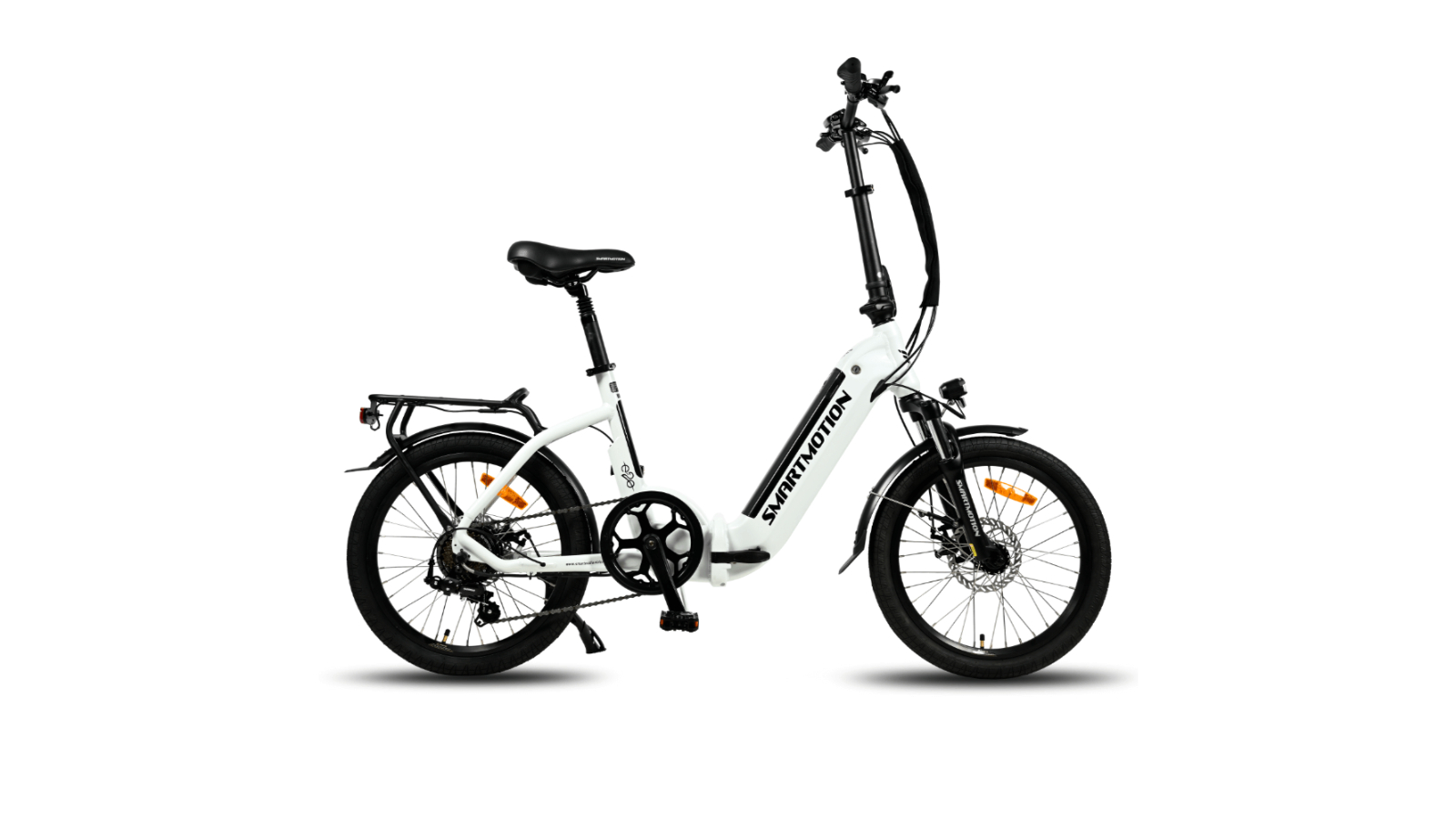 Smartmotion E20 Step Thru Folding with Suspension Electric Bike - White ...