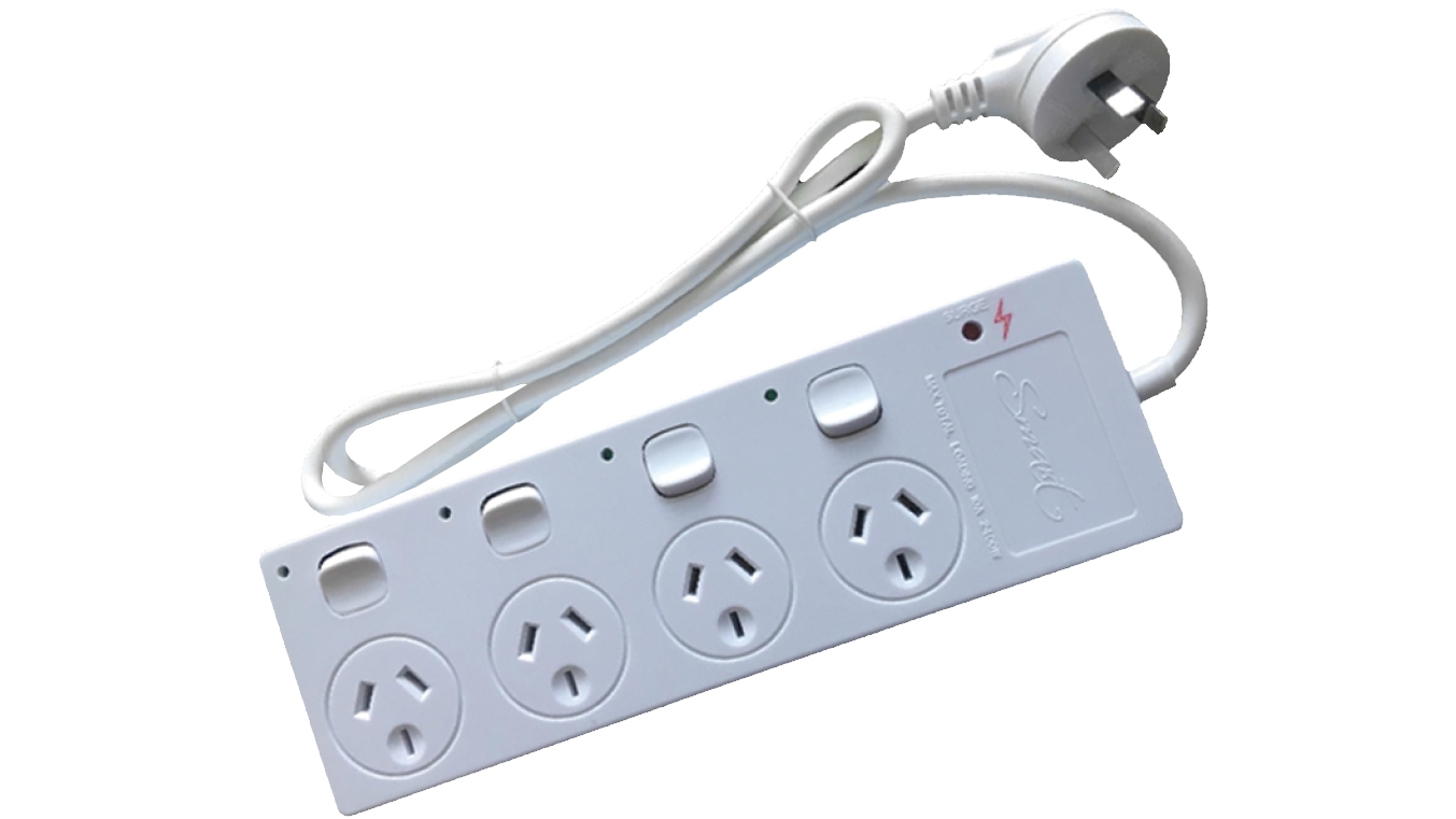 Monster Smart 4 Outlet 4 Switch Powerboard | Harvey Norman