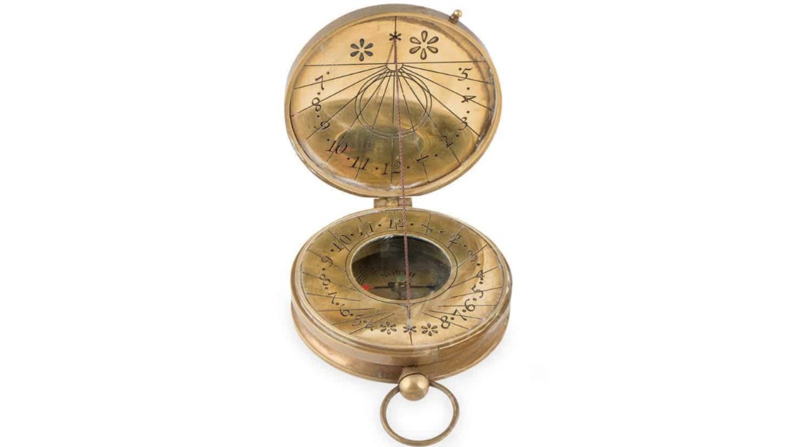 Vintage World Australia 1930 Penny 70mm Portable Sundial Compass ...