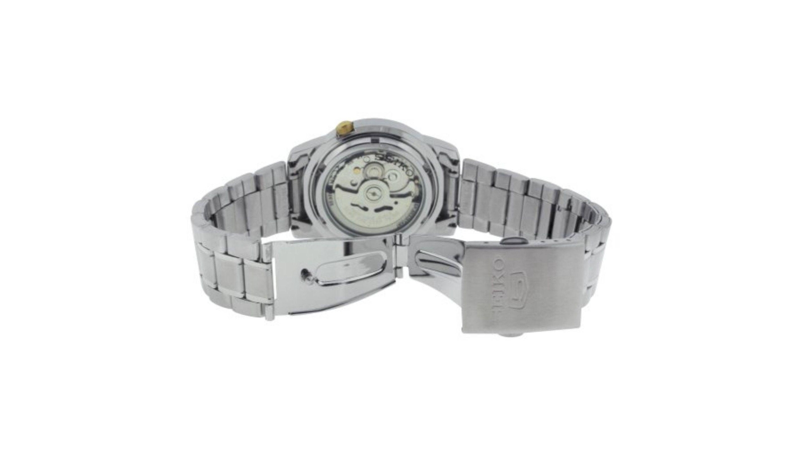 Seiko 5 SNKK29 K1 Dial Men's Automatic Analog Watch - Silver/Yellow ...