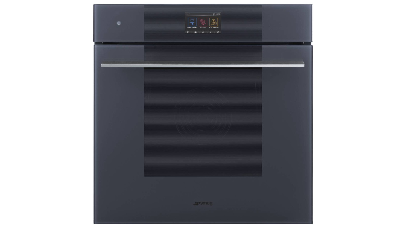 Smeg Linea 600mm Steam100 Pro Oven - Neptune Grey | Harvey Norman