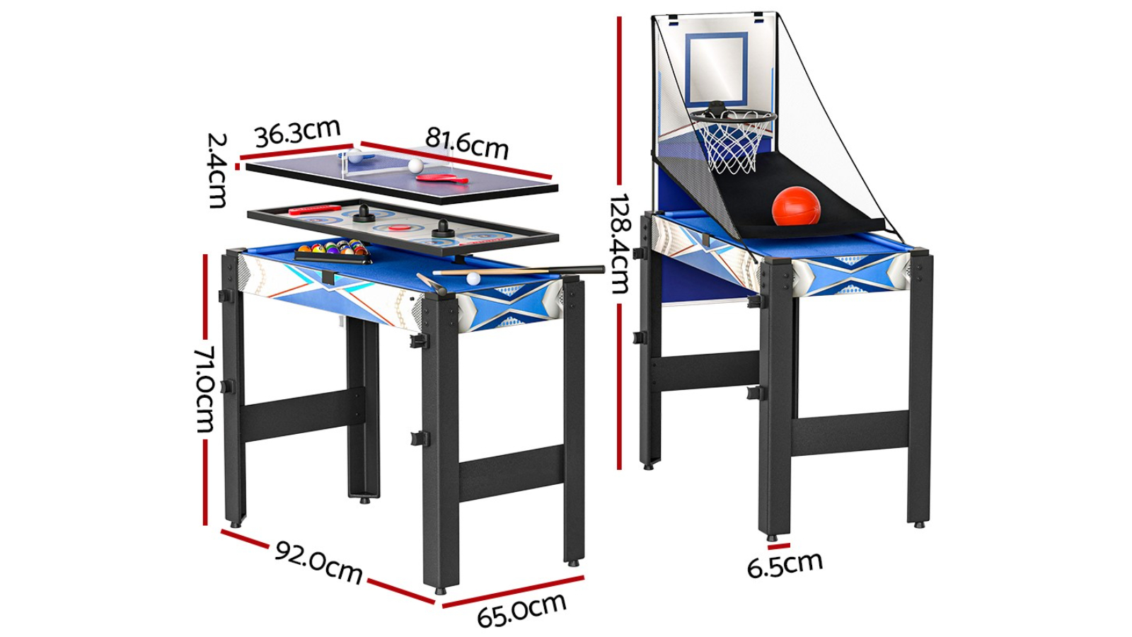 Hanna Goods MDF Board 5-in-1 Kids Game Table | Harvey Norman