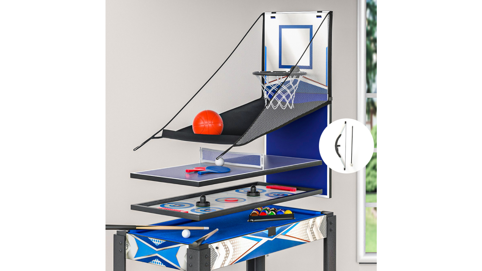Hanna Goods MDF Board 5-in-1 Kids Game Table | Harvey Norman