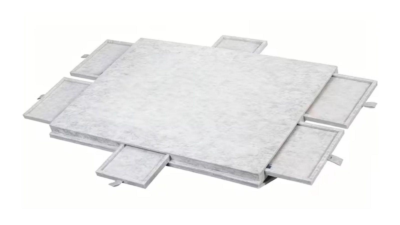 Social Hike 1500 Piece Silver Portable Puzzle Board with Cover and ...