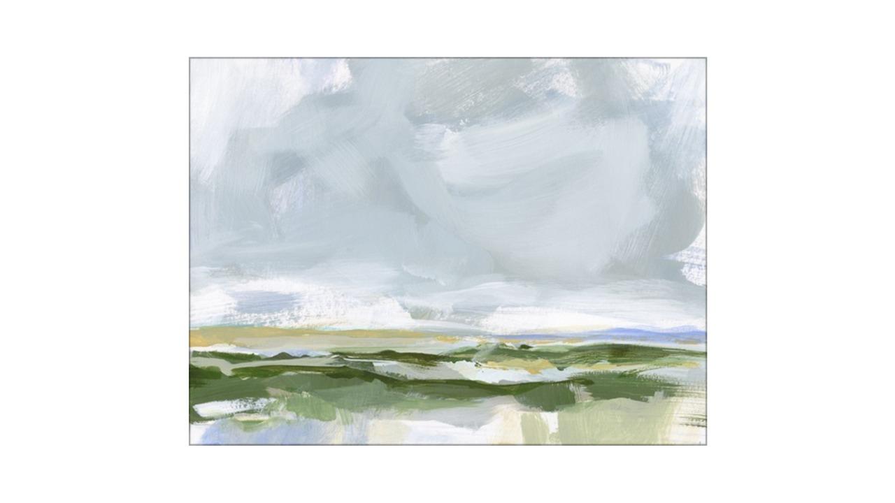 La Grolla Soft Winds II Stretched Canvas Wall Art - 150 x 112cm ...