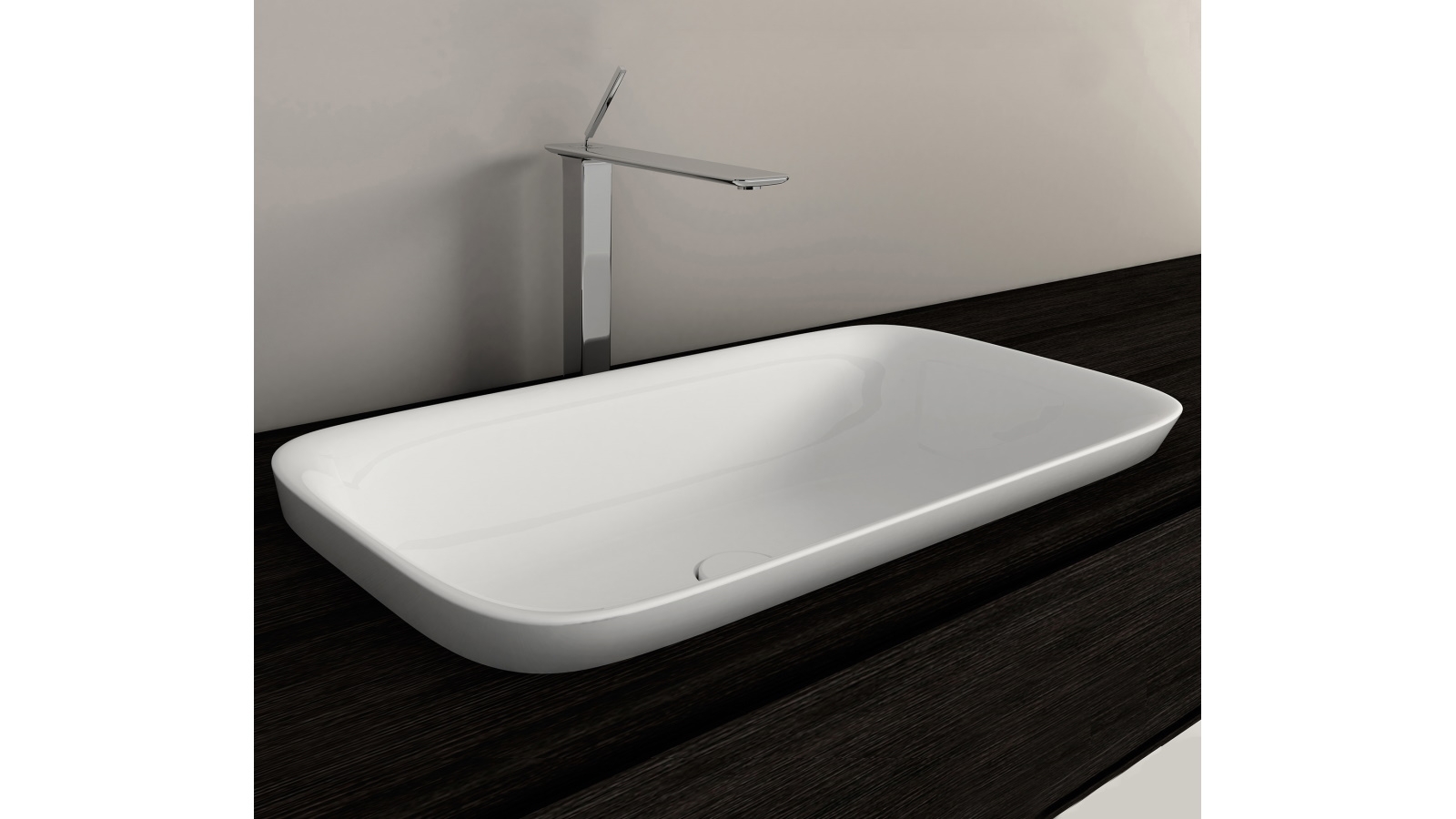 Studio Bagno Soul 3 Inset Basin with No Tap Hole | Harvey Norman