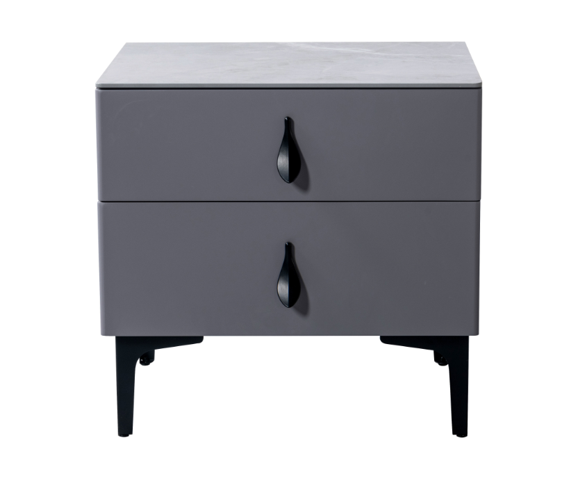 Solaris 2-Drawer Bedside Table | Harvey Norman