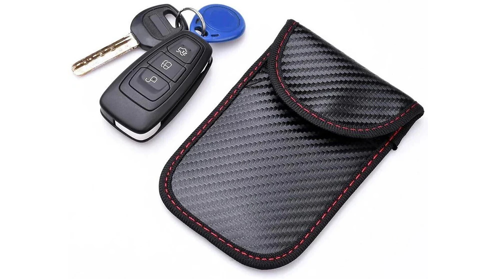 Awaretech Water-Resistand RF Blocking Key Fob Faraday Pouch | Harvey Norman