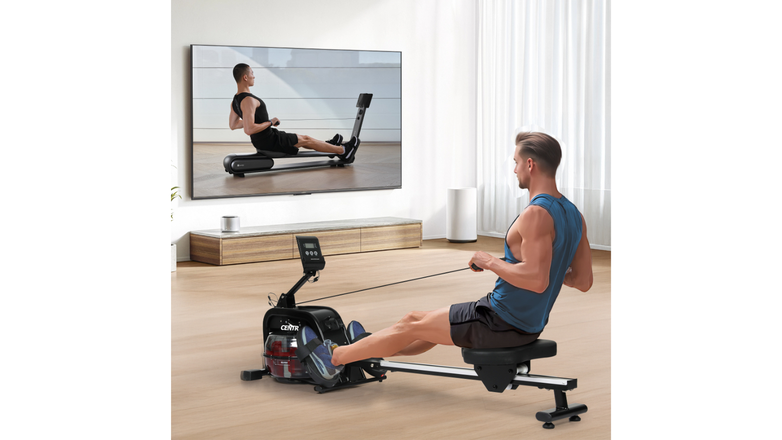 Centra Water Rowing Machine | Harvey Norman