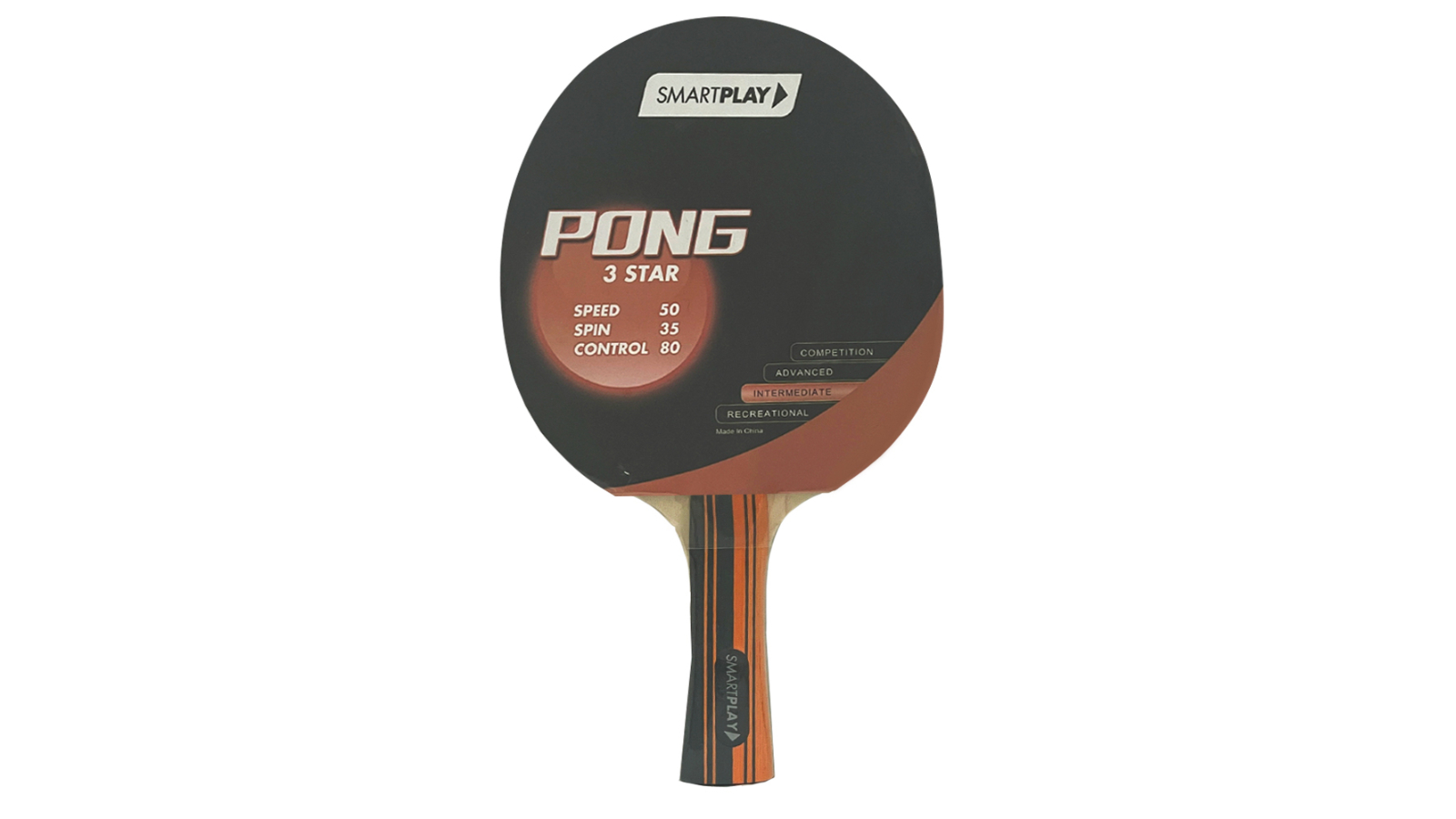 Smartplay 3-Star Intermediate Table Tennis Bat/Ping Pong Paddle Game ...