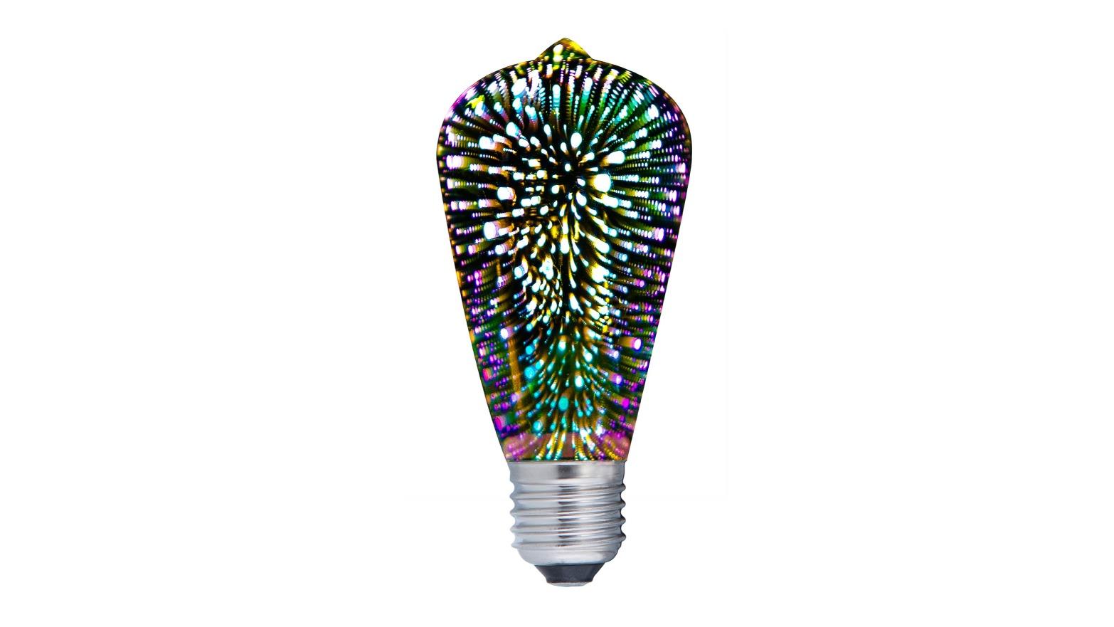 CLA Spectra ES ST57 Pear 4W Firework Effect LED Globe | Harvey Norman