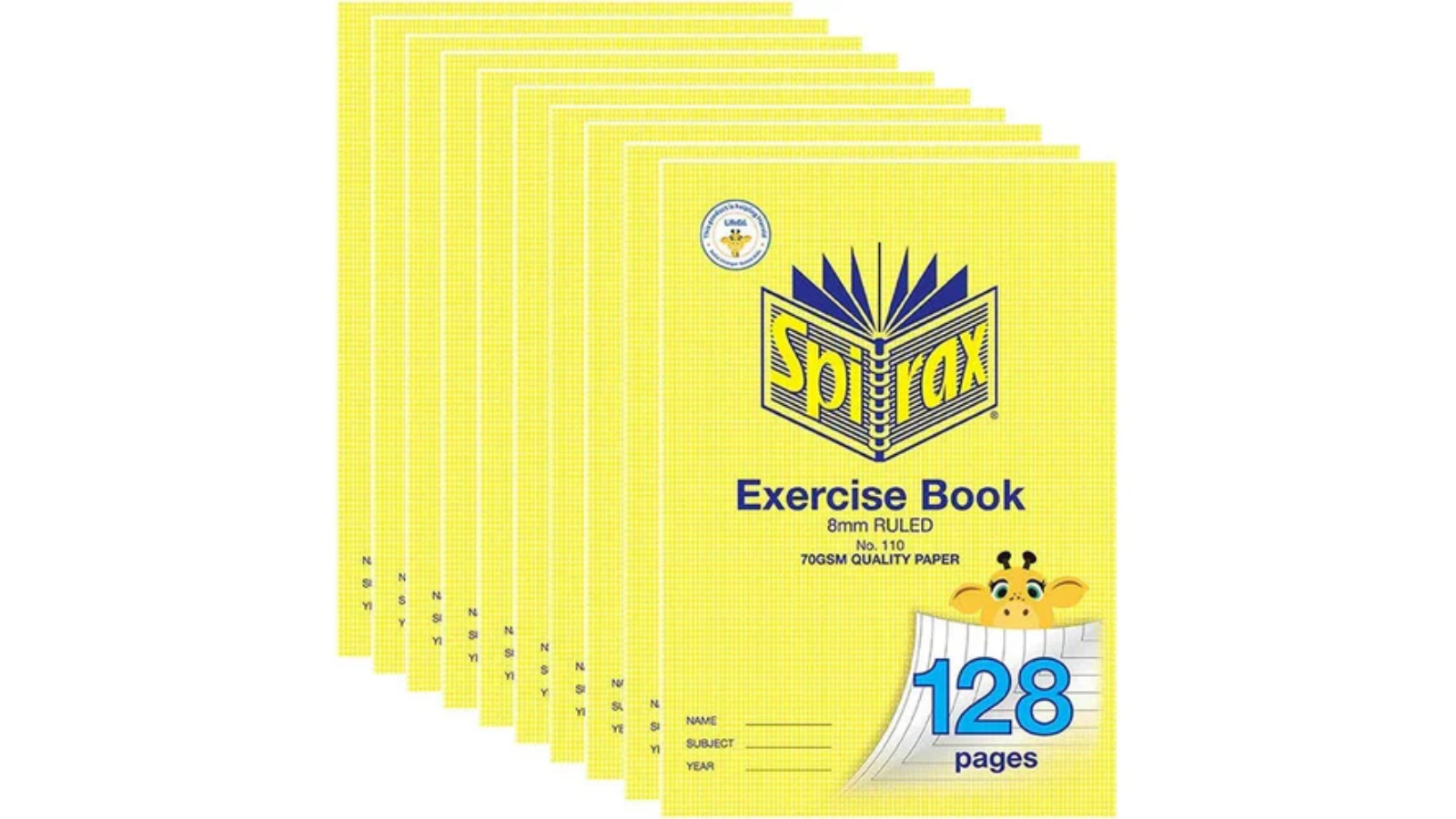 Spirax 128 Page A4 110 Exercise Book - Pack of 10 | Harvey Norman