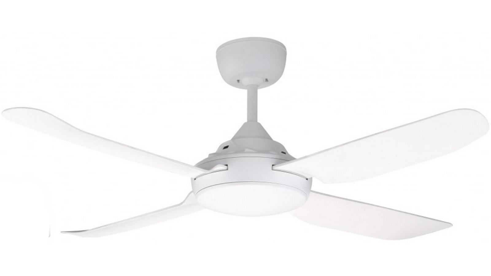 Ventair Spinika 120cm Fully Moulded 4 Blade Ceiling Fan - White | Harvey Norman