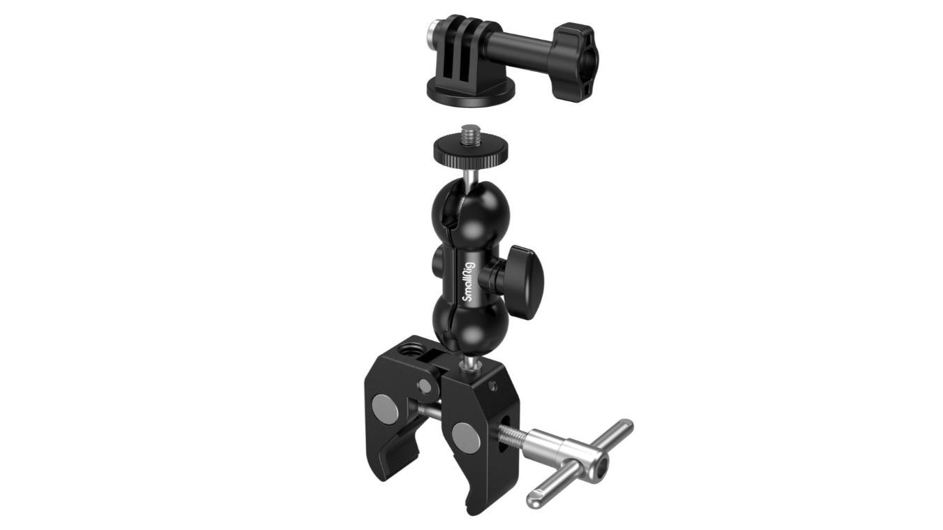 SmallRig 1138B Crab-Shaped Clamp Kit with Ballhead Magic Arm | Harvey ...