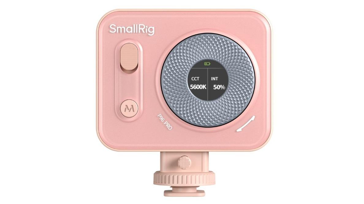SmallRig 4786 Vibe P96 Pro mini LED Video Light - Pink | Harvey Norman