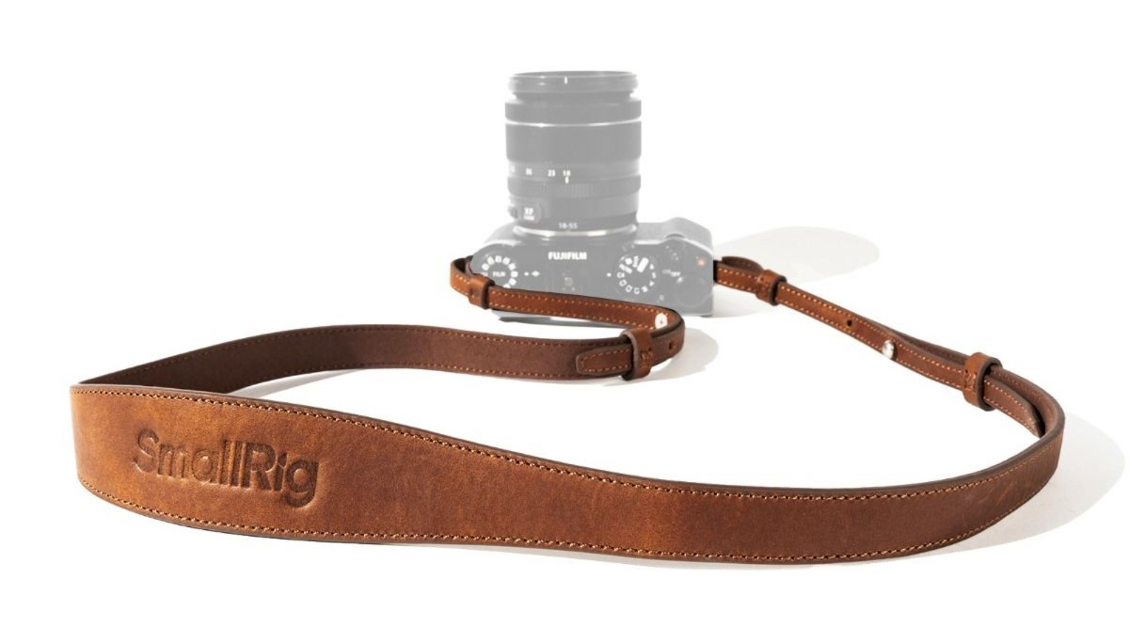 SmallRig 5209 Universal Leather Camera Shoulder Strap - Brown | Harvey ...