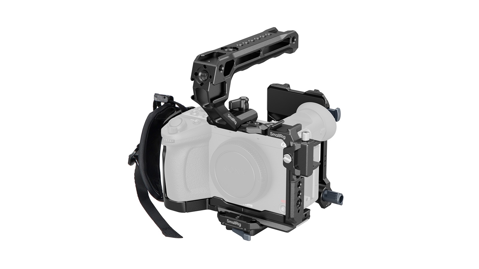 SmallRig 5590 Advanced Cage Kit with Battery Plate for Sony FX2 ...