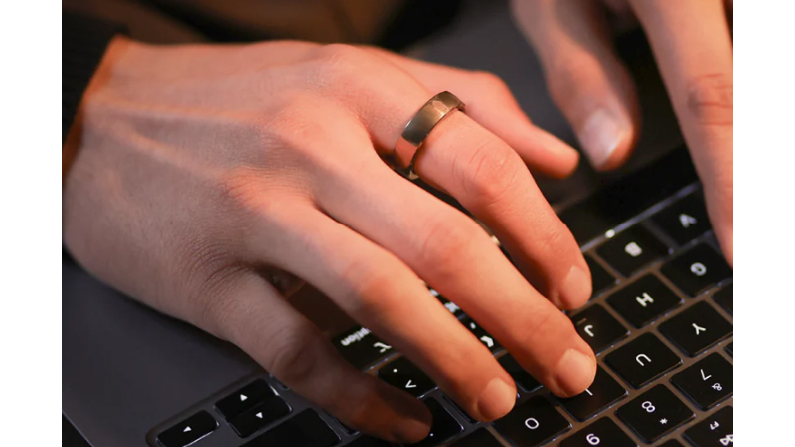 RingConn Dune Gold Gen 2 Air Smart Ring - Size 9 | Harvey Norman