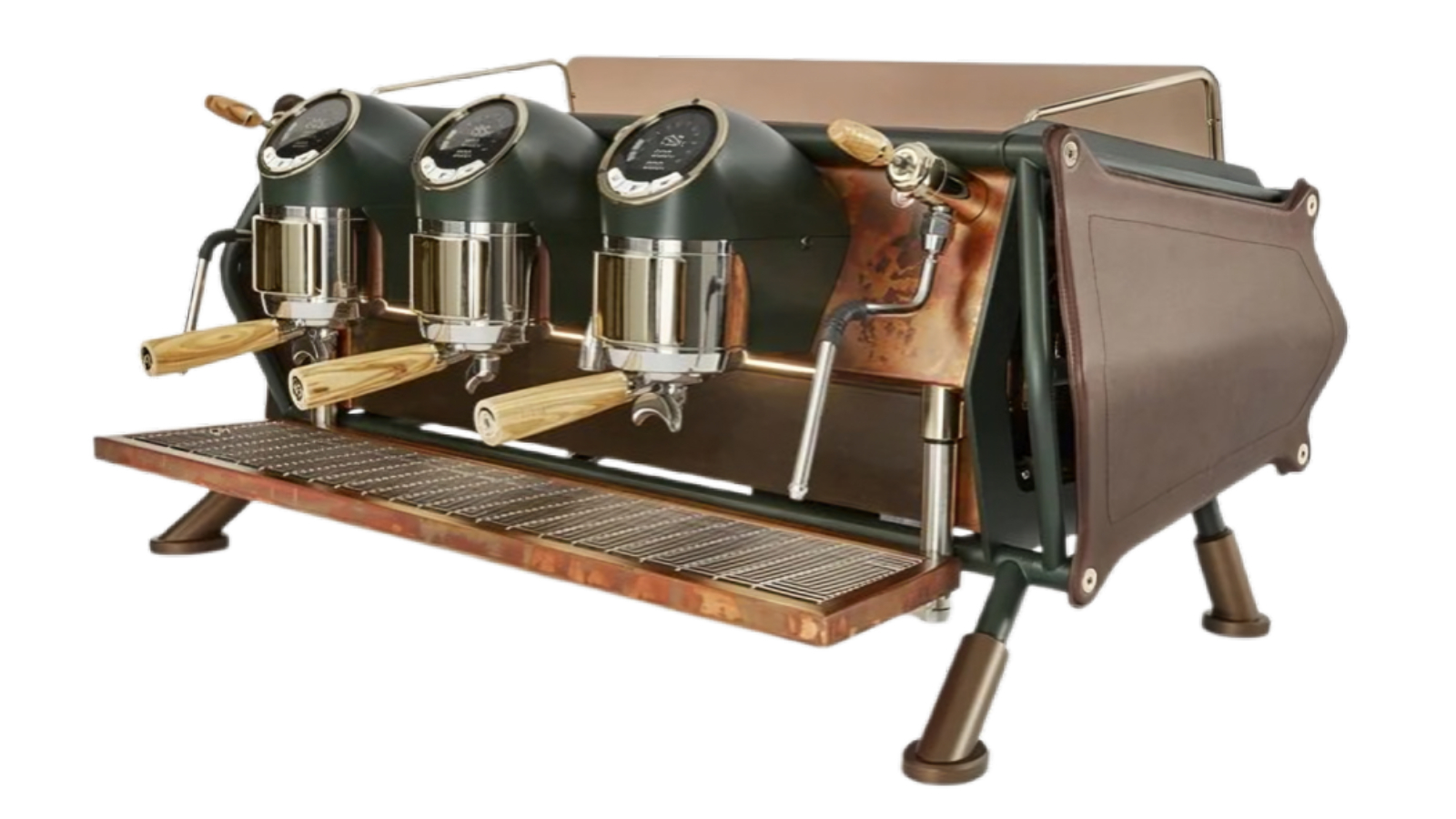 San Remo Cafe Racer Renegade Group 3 Coffee Machine - Green | Harvey Norman