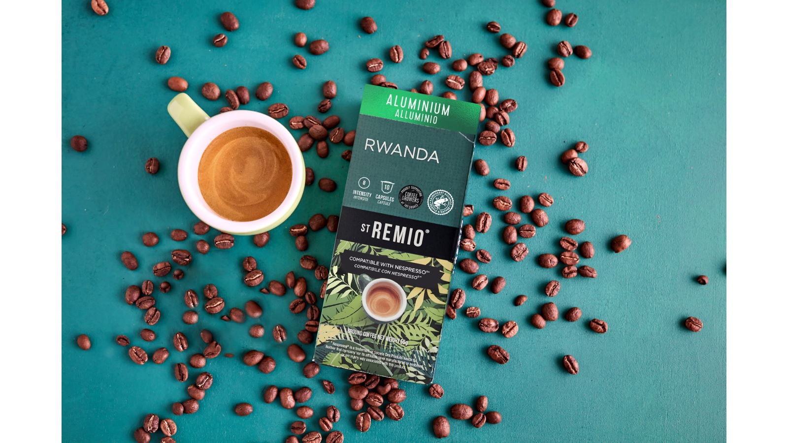 St Remio Rwanda Single Origin Nespresso Aluminium Coffee Capsule ...