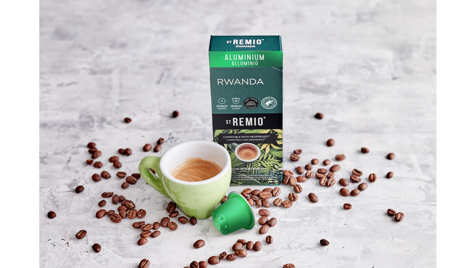 St Remio Rwanda Single Origin Nespresso Aluminium Coffee Capsule ...