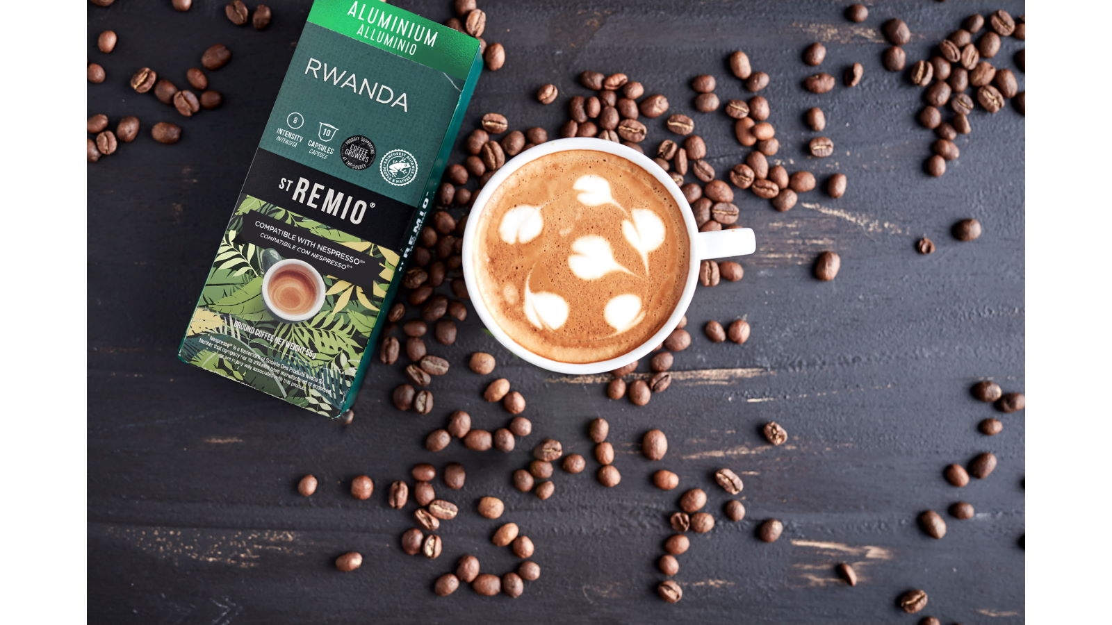 St Remio Rwanda Single Origin Nespresso Aluminium Coffee Capsule ...