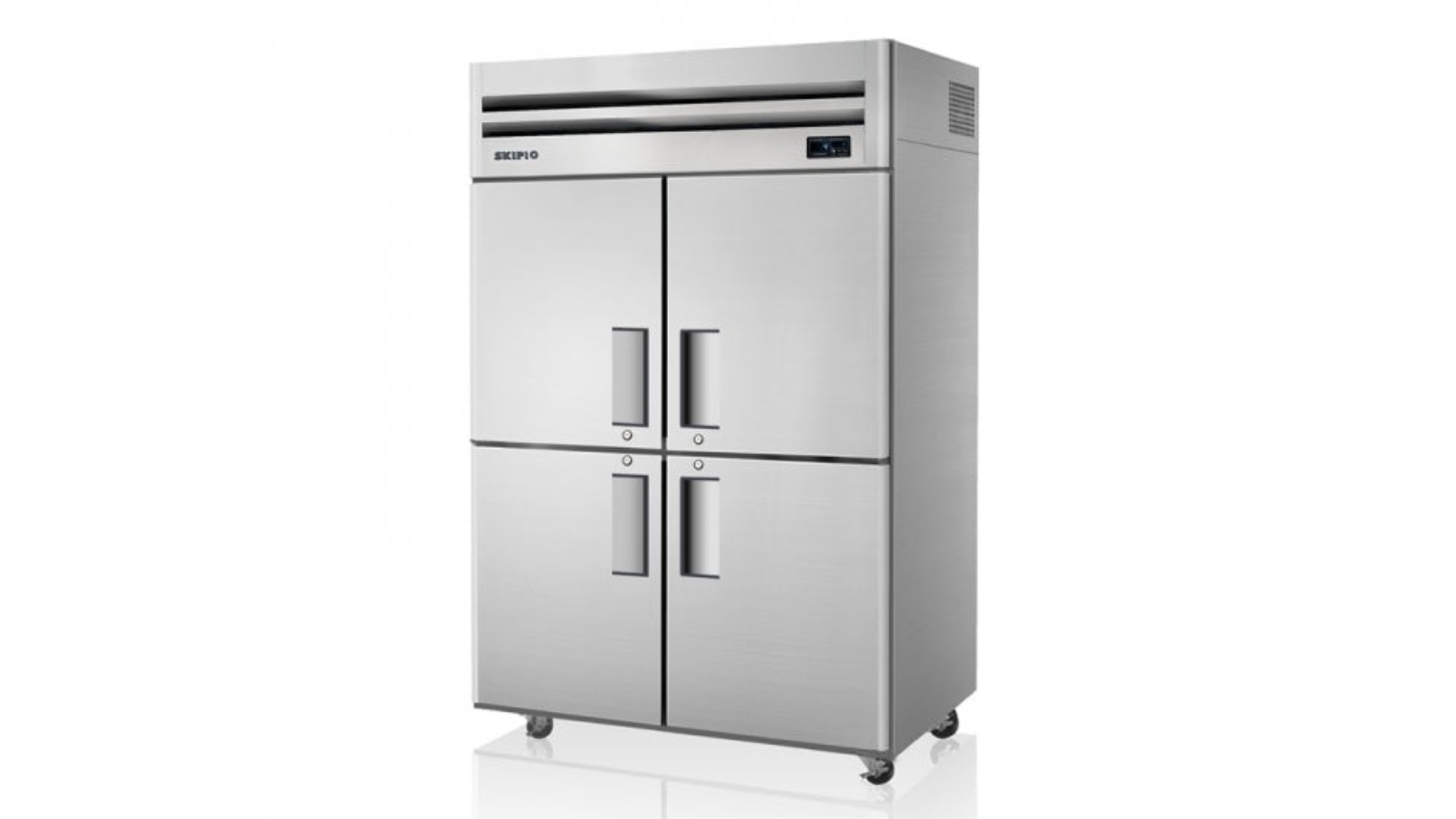 Skipio SRT45-4 4 Solid Door Upright Fridge | Harvey Norman