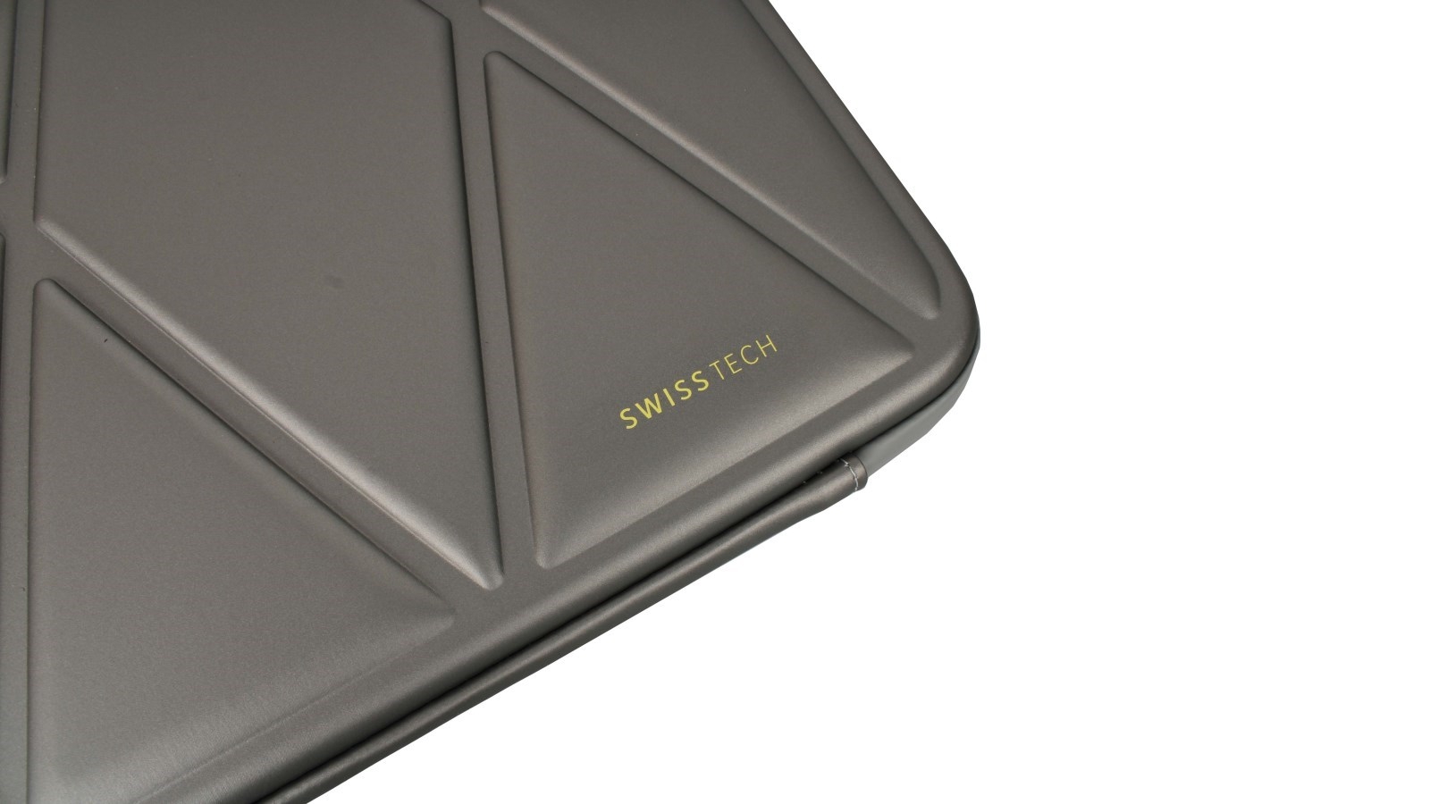 SwissTech 14-inch Carry Laptop Case - Grey/Yellow | Harvey Norman