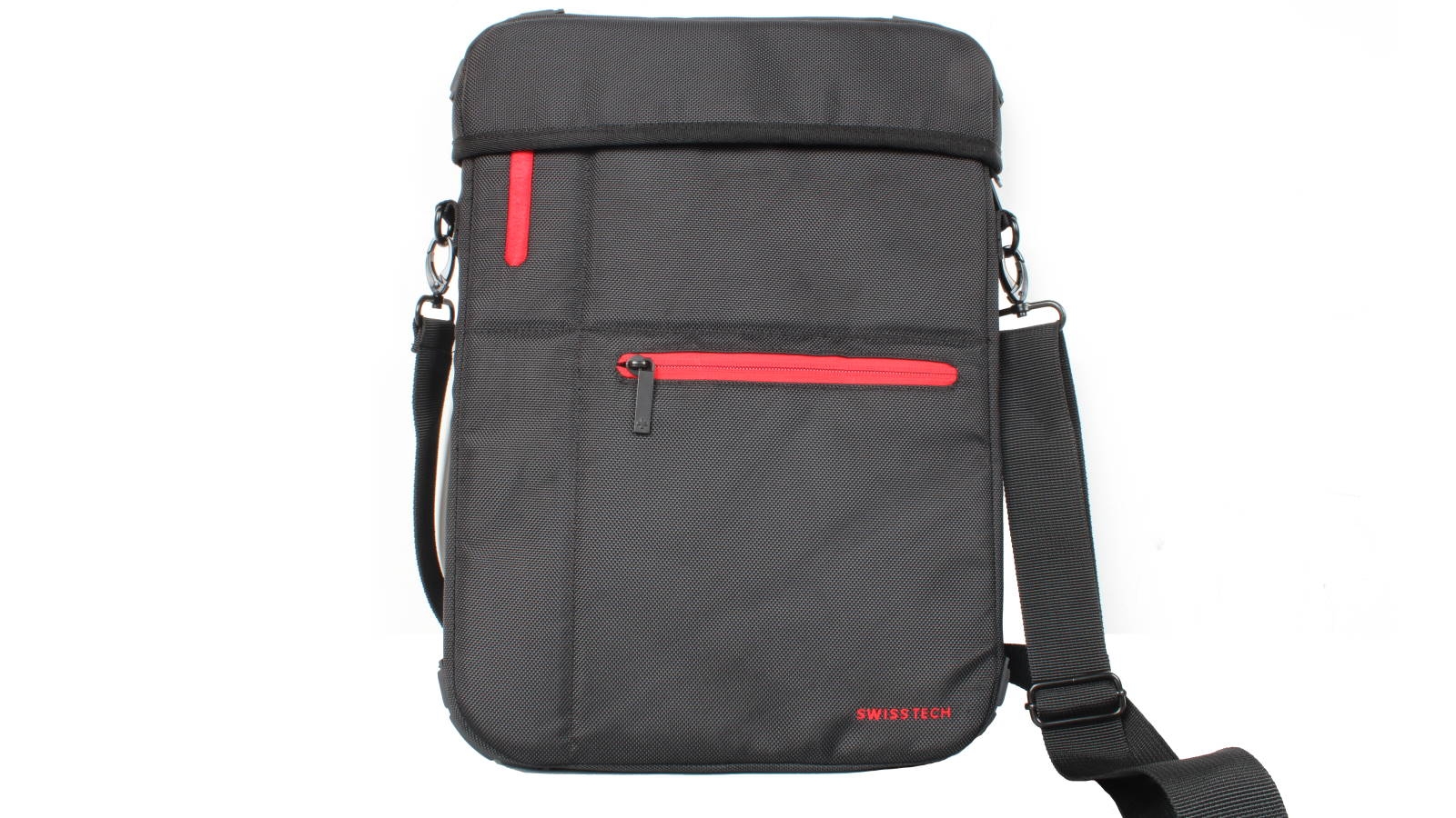 SwissTech 15.6-inch Firewall Laptop Slip Case - Black/Red | Harvey Norman