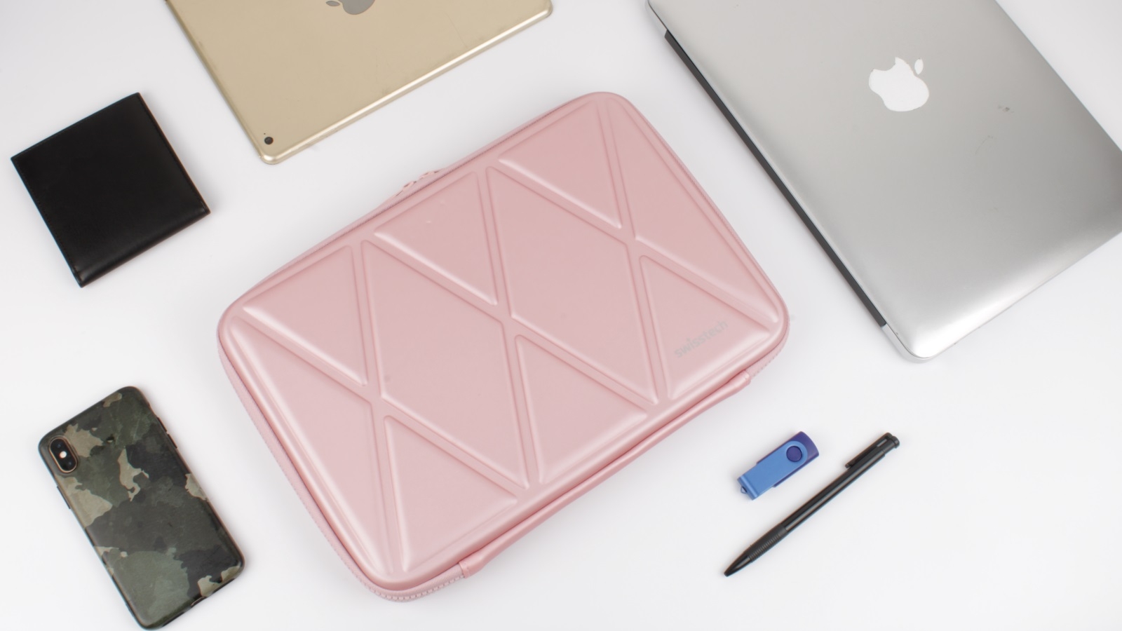 SwissTech 12-inch Hard Case - Blush | Harvey Norman