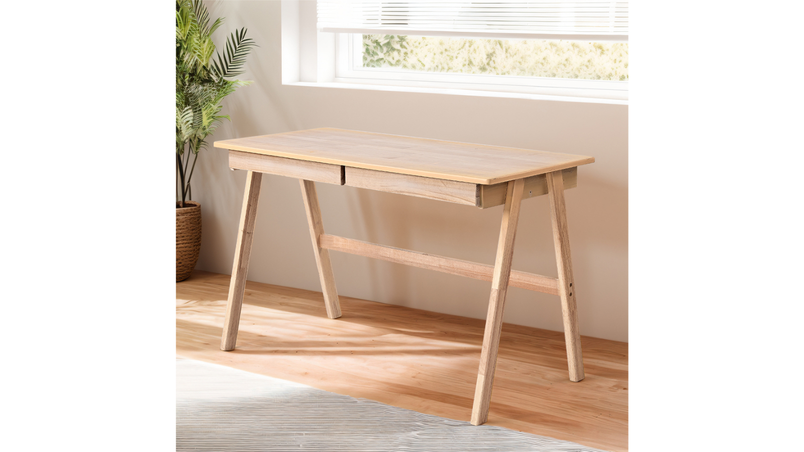 Furb Wooden Computer Study Table with Drawer - 140 x 60cm | Harvey Norman