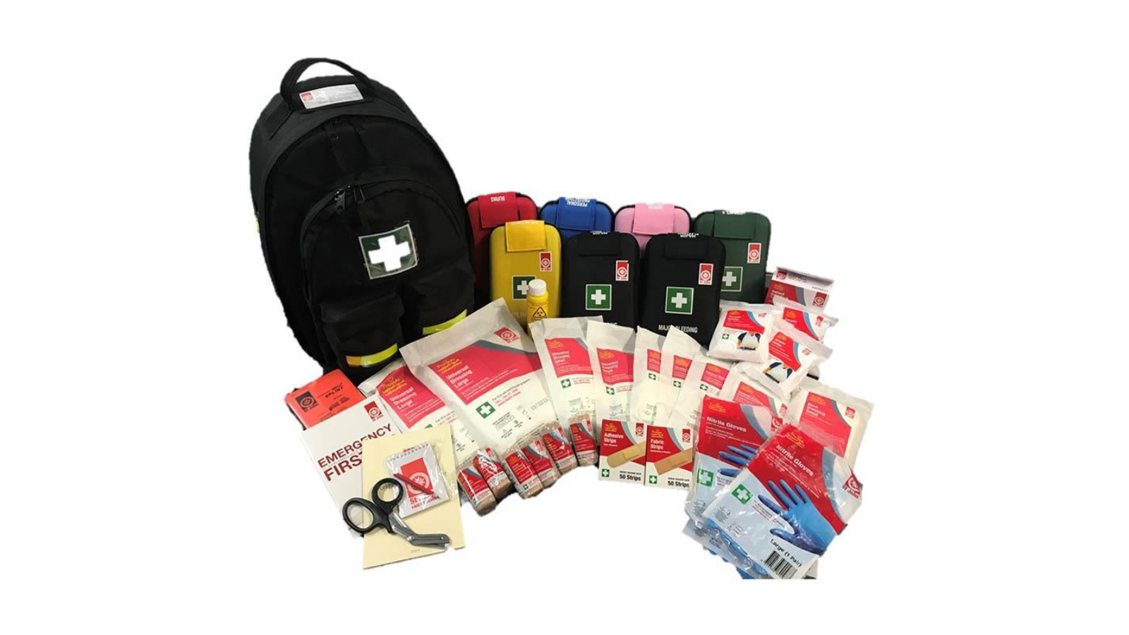 St John Workplace Modular Trauma Backpack First Aid Kit | Harvey Norman